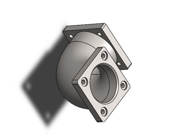 PVC tube connector ready to 3D print 3D model 3D printable | CGTrader