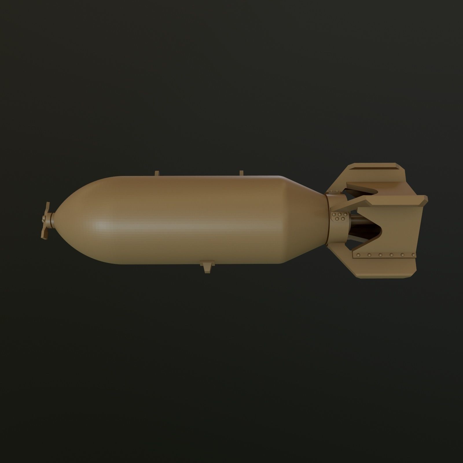 US GP BOMB AN-M64A1 500LB 1-48 3D model 3D printable | CGTrader