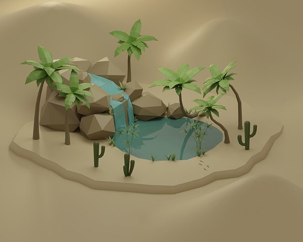 Desert Oasis Model
