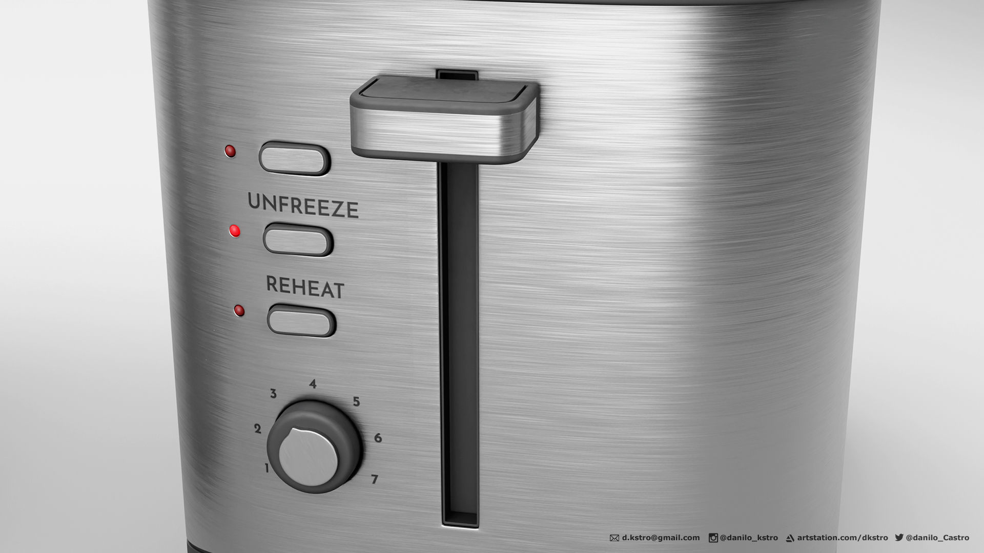 Toaster - 4k Textures 3D model | CGTrader