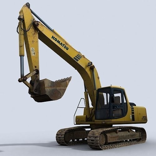 3D model Excavator VR / AR / low-poly | CGTrader