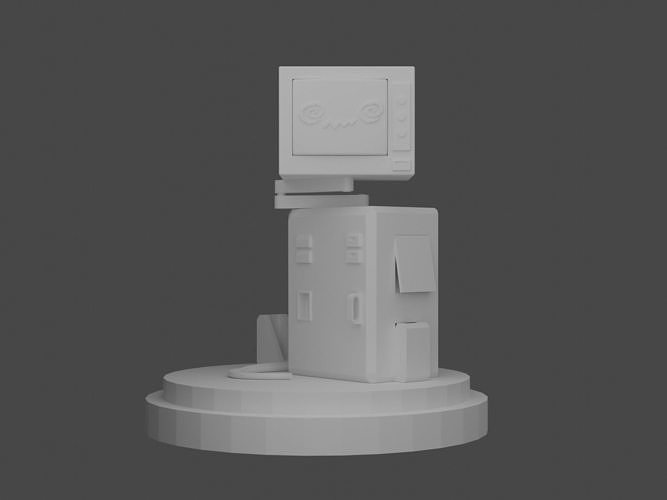 Cute Robot 3D model 3D printable | CGTrader