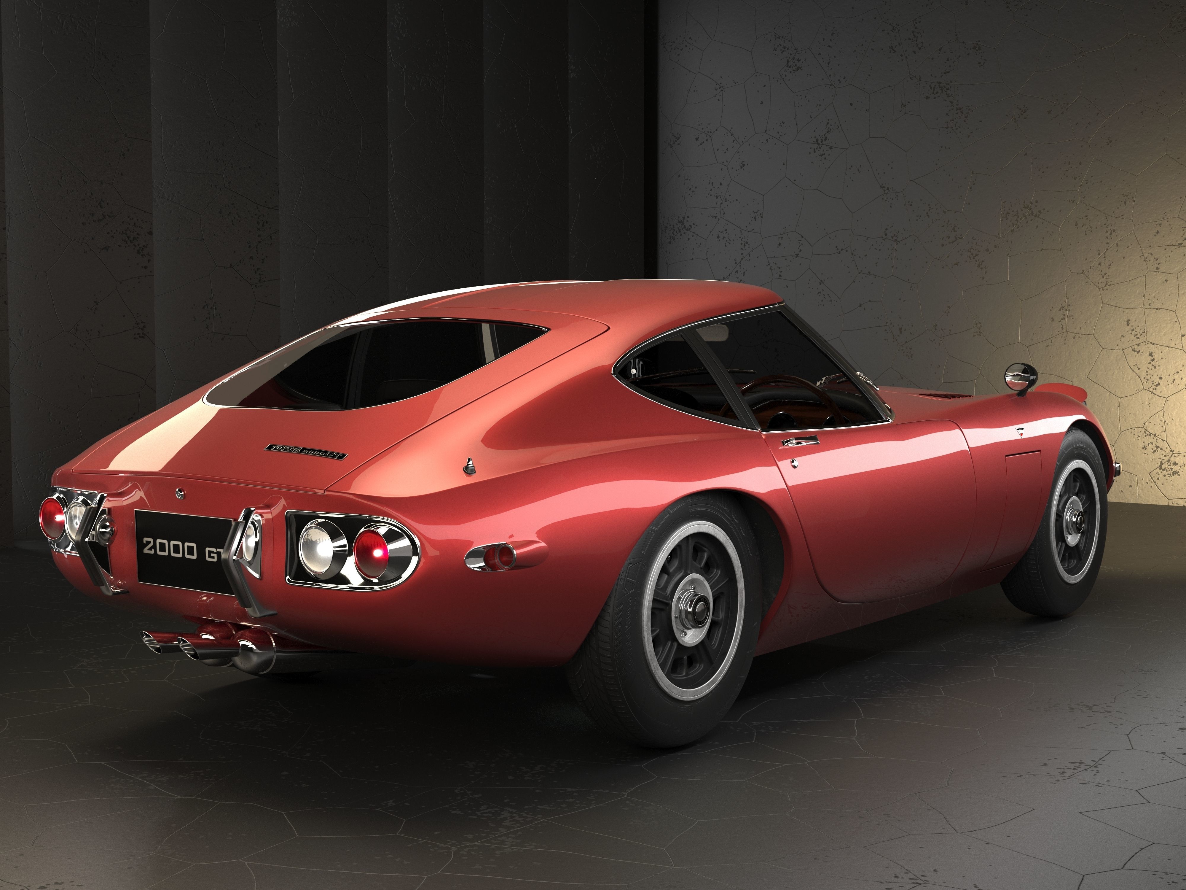 Toyota 2000 GT 3D model | CGTrader