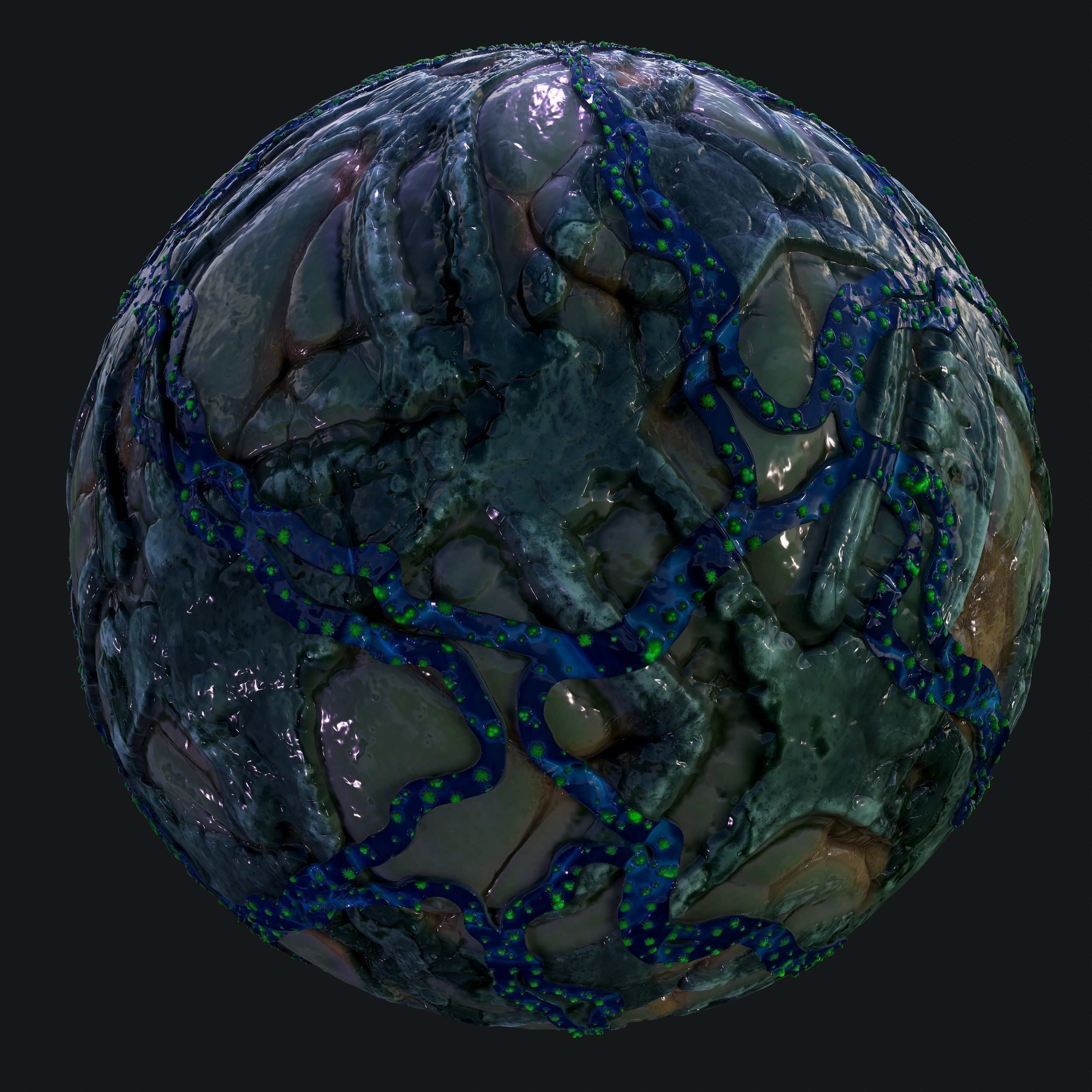 Alien Overgrowth Material Texture | CGTrader