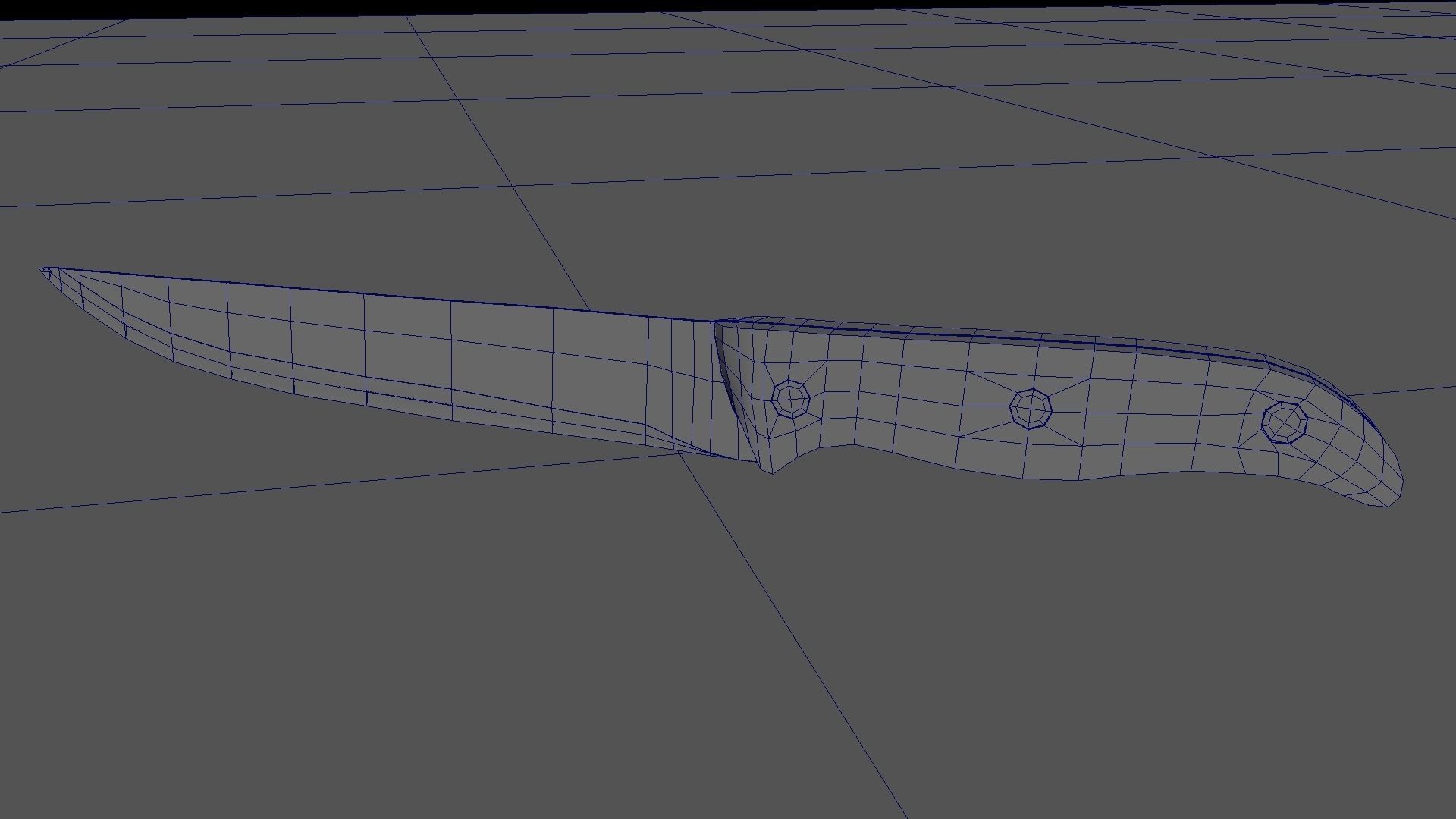 3D model Household Generic Kitchen Knife VR / AR / low-poly | CGTrader