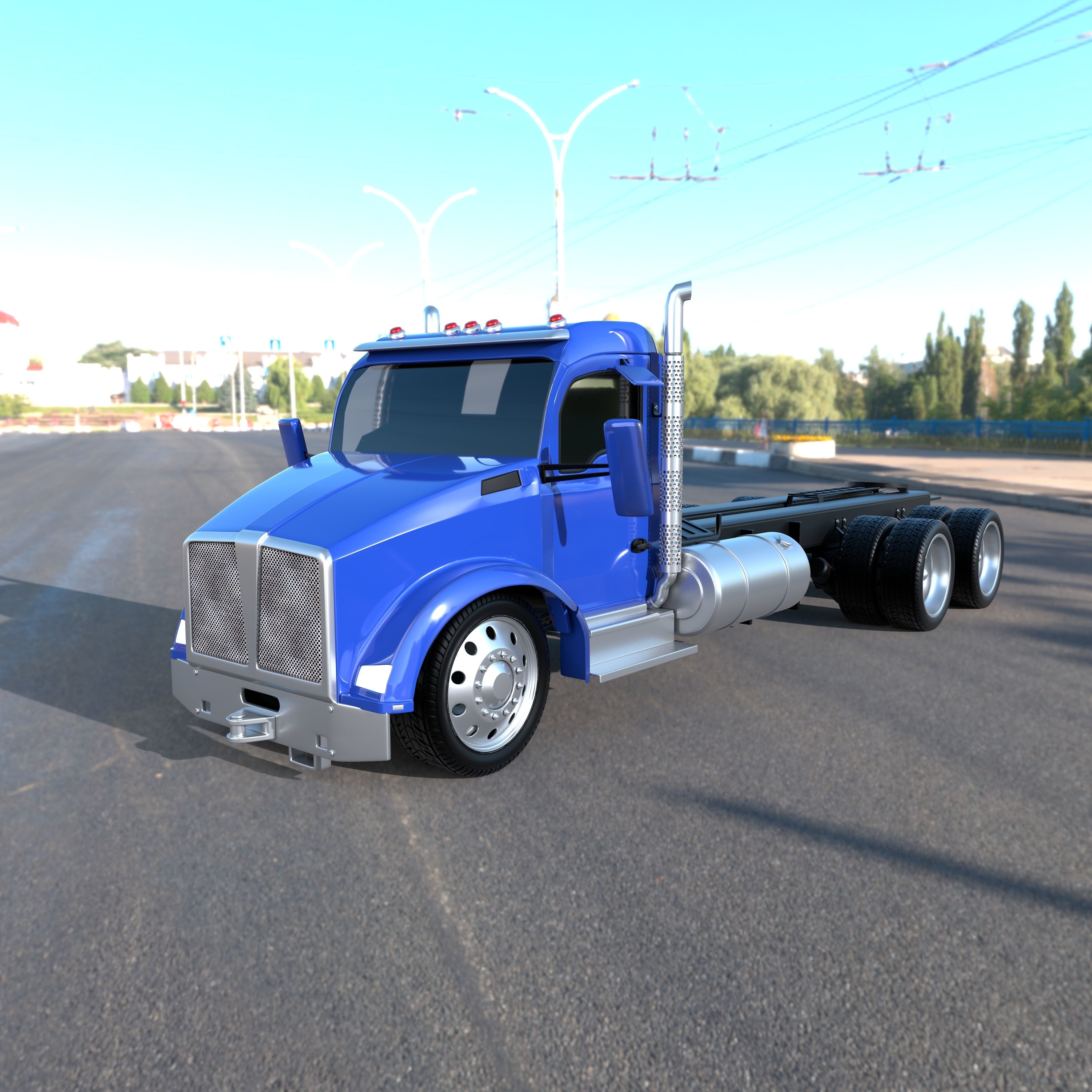 3D model Kenworth T880 VR / AR / low-poly | CGTrader