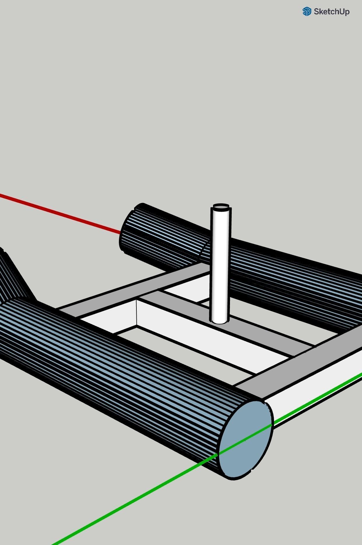 Running sled 3D model | CGTrader