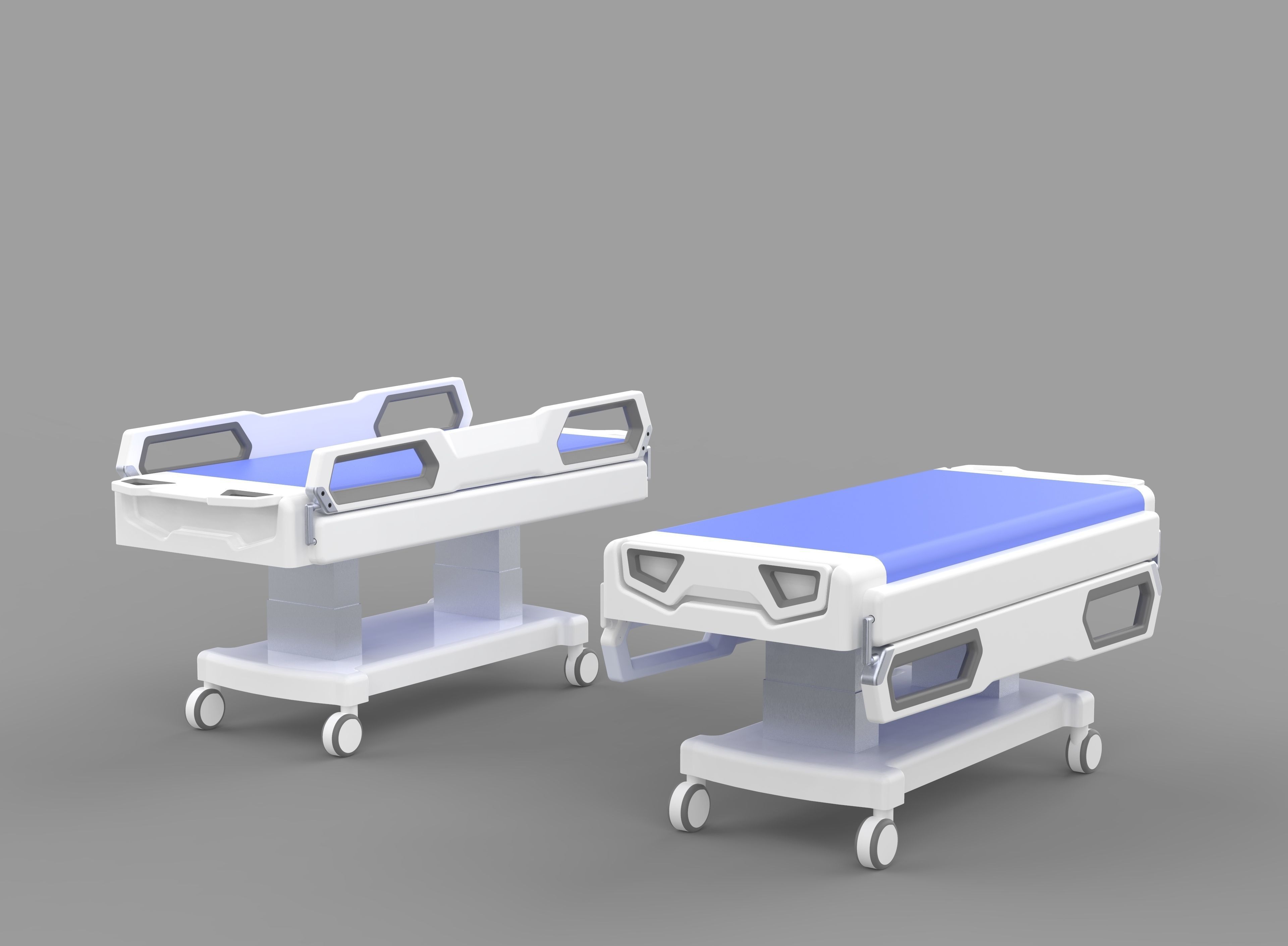 portable Patient bed 3D model | CGTrader