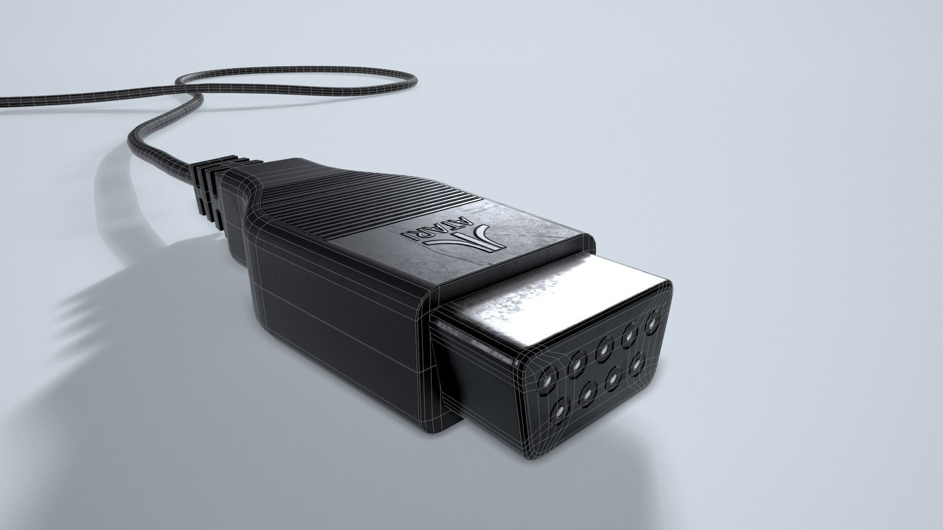 3D model Atari CX40 Joystick Controller VR / AR / low-poly | CGTrader