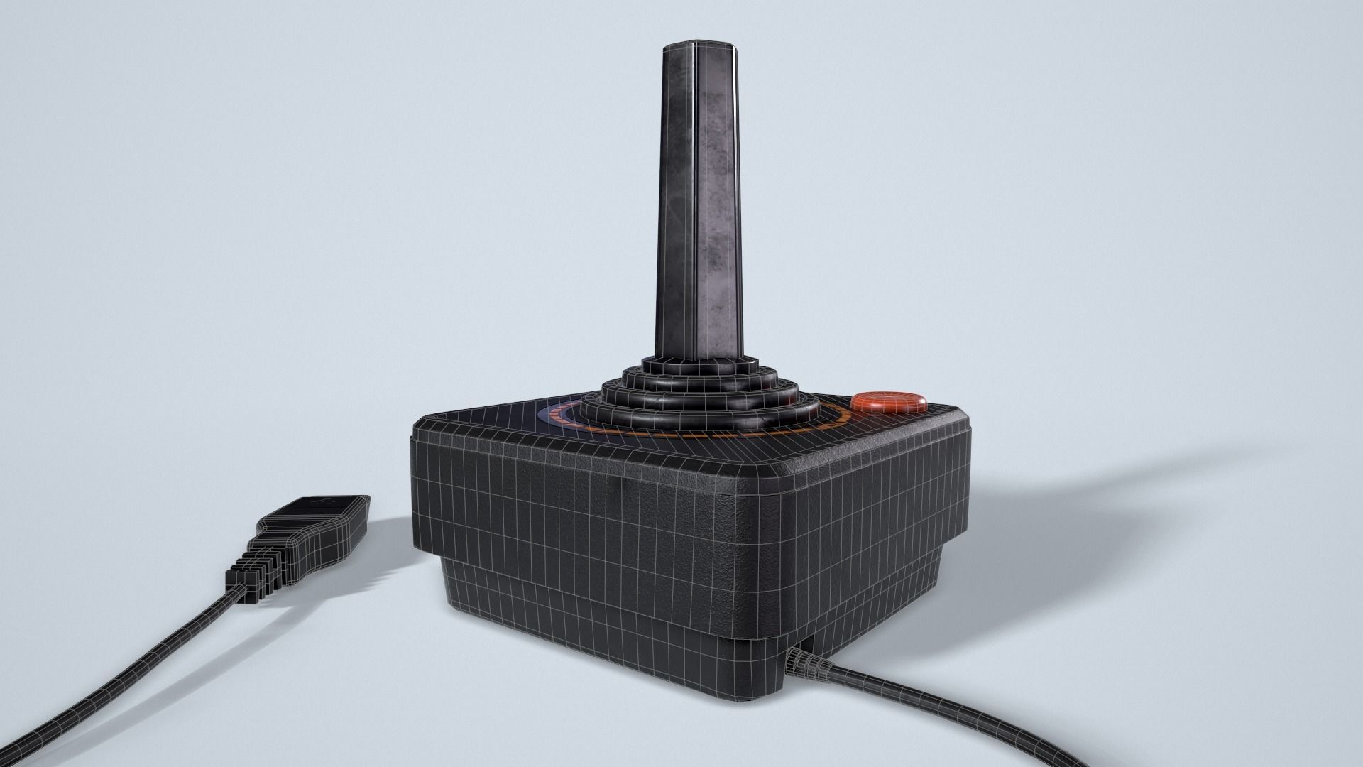 3D model Atari CX40 Joystick Controller VR / AR / low-poly | CGTrader