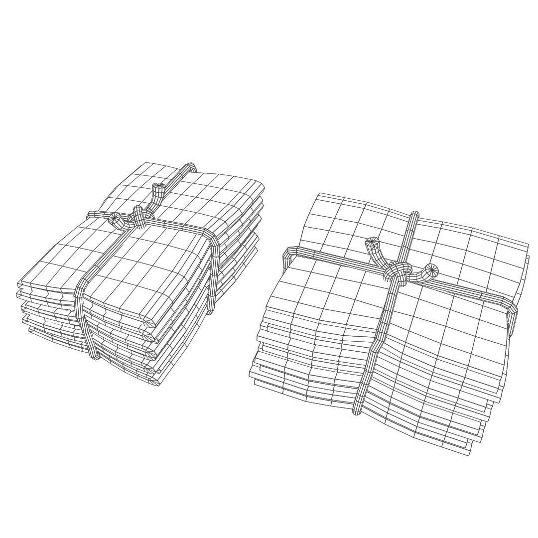 3D model Stylized Newspaper Stack VR / AR / low-poly | CGTrader