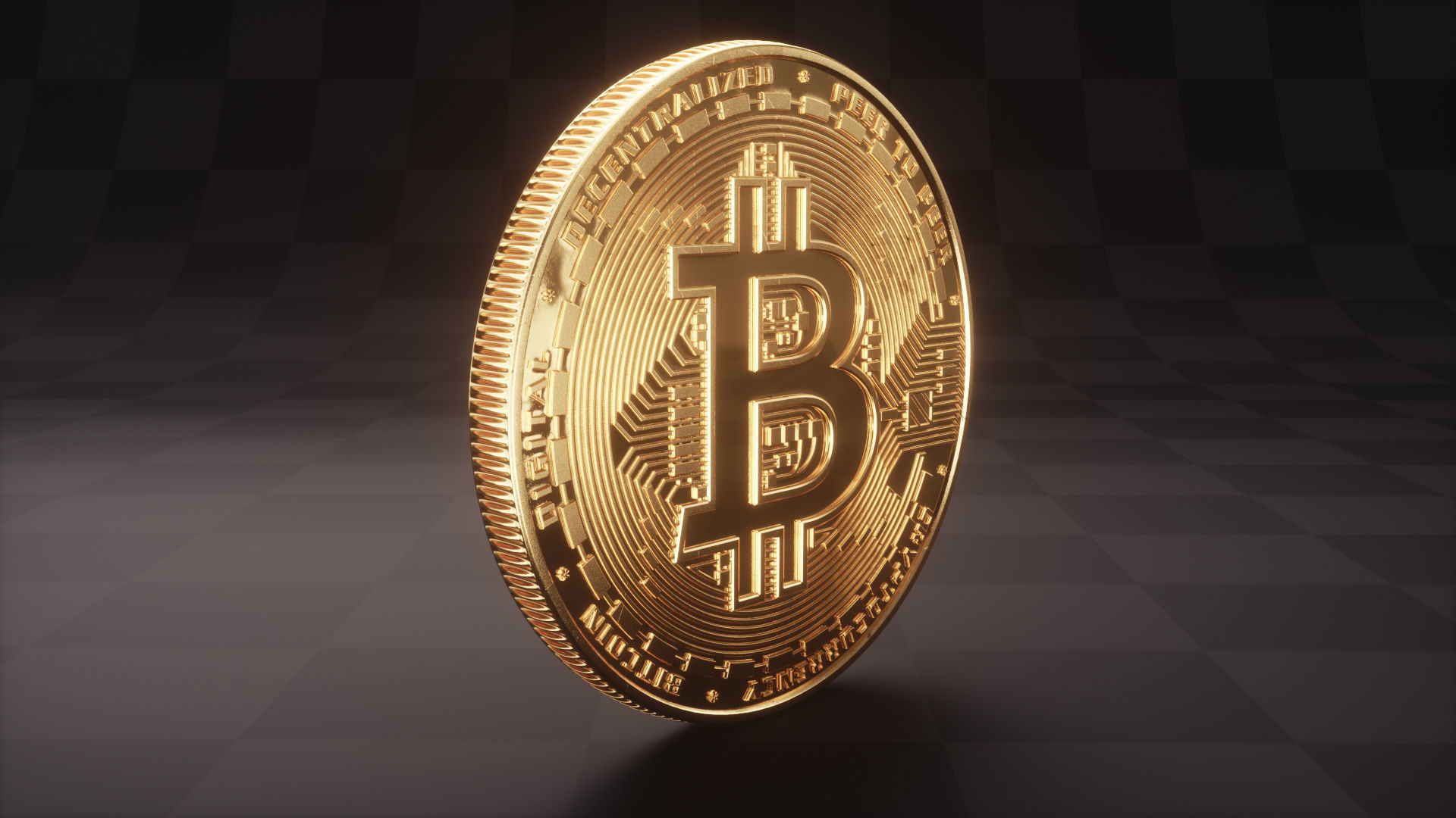3D model Bitcoin VR / AR / low-poly | CGTrader