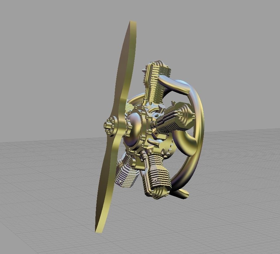 aircraft engine 3D model 3D printable | CGTrader