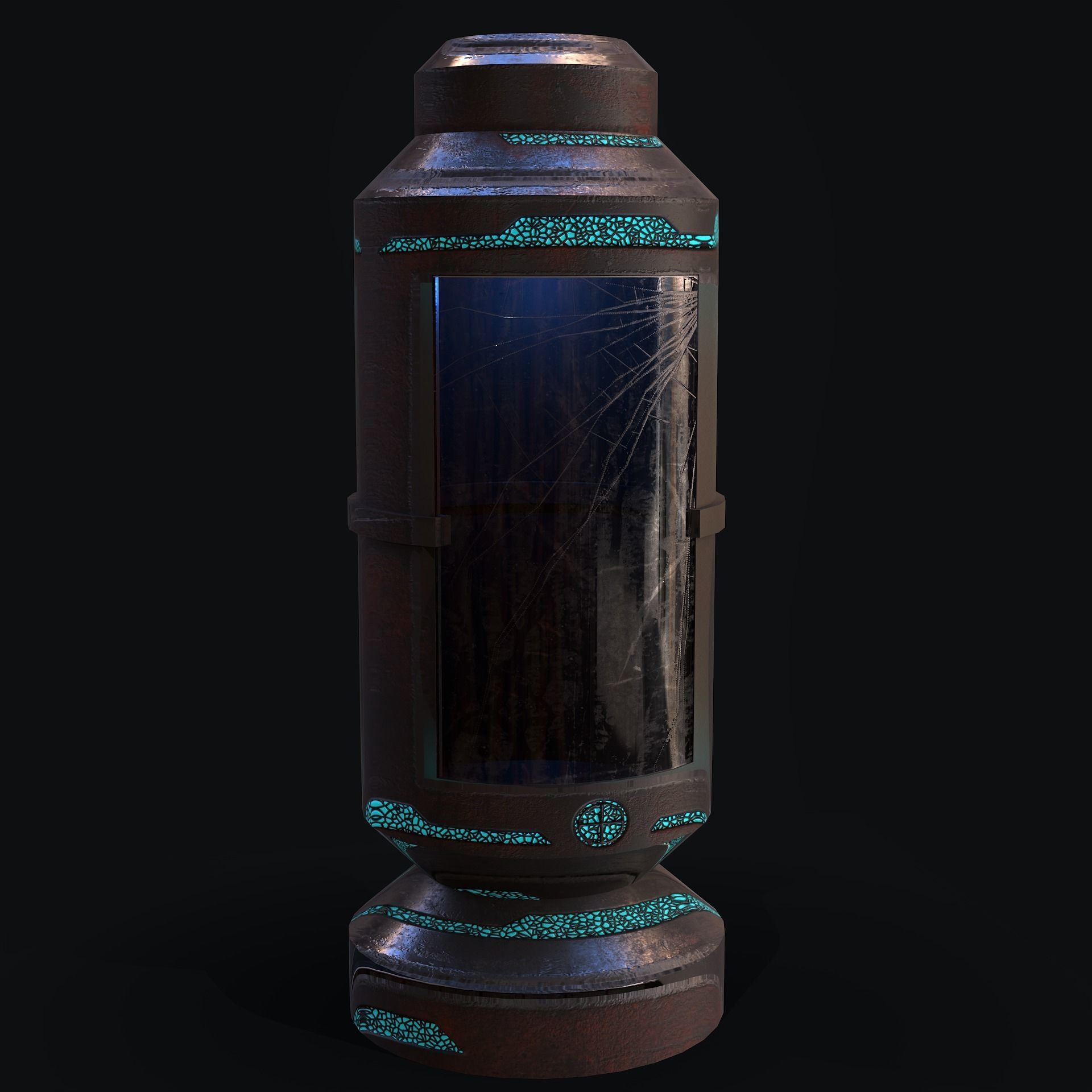 3D model Sci-Fi Tube VR / AR / low-poly | CGTrader