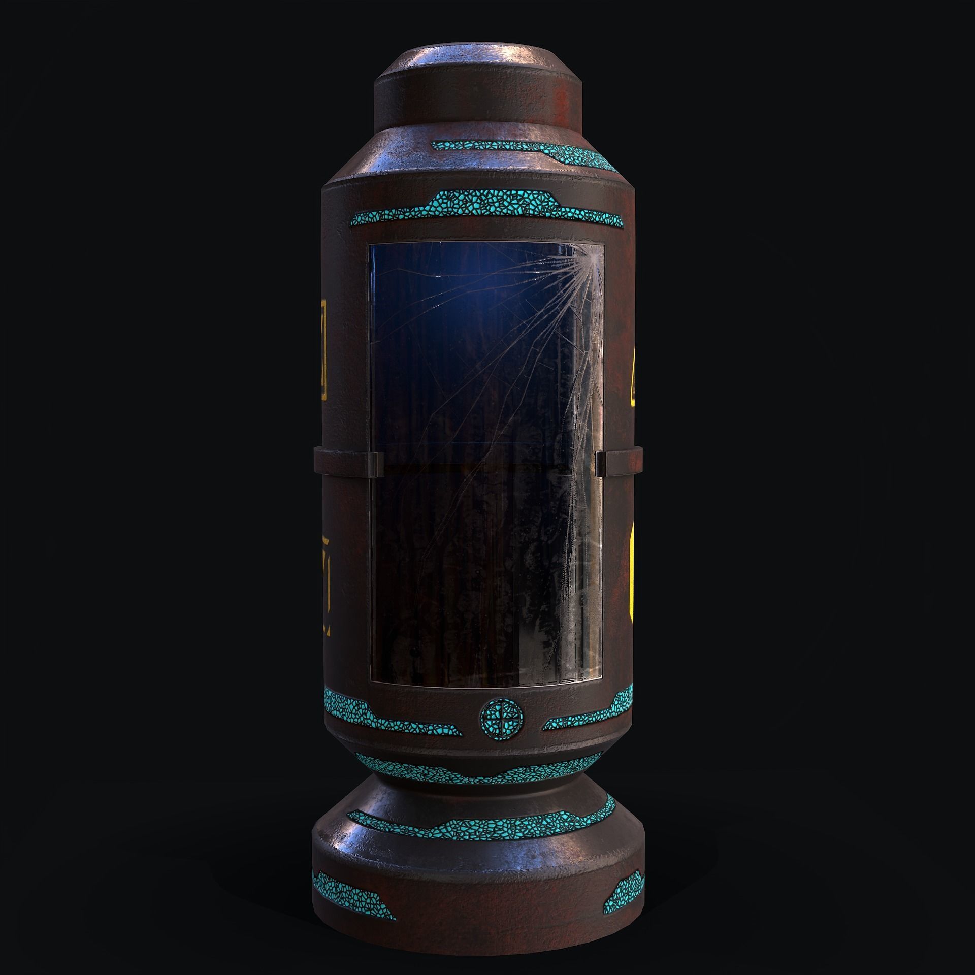 3D model Sci-Fi Tube VR / AR / low-poly | CGTrader