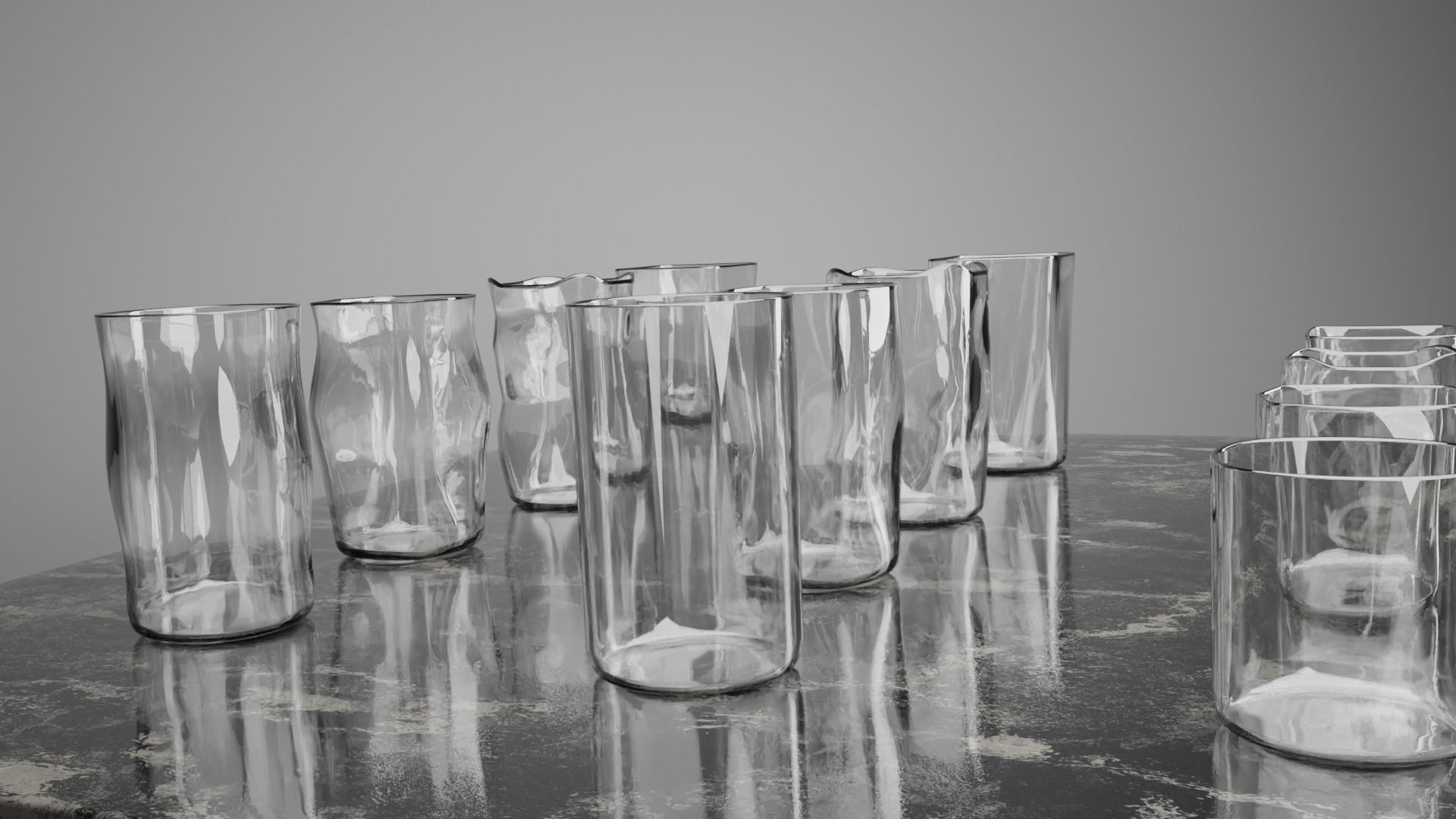 Glass Variation Model Collection 3D model | CGTrader