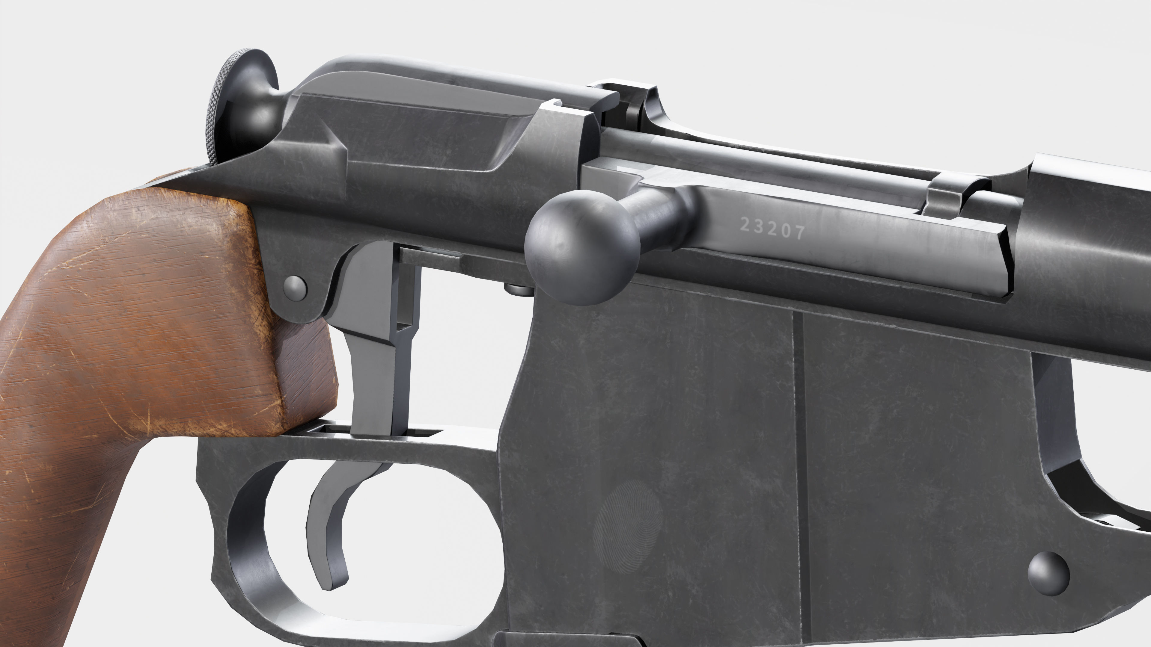 3D model Mosin Nagant Obrez Pistol VR / AR / low-poly | CGTrader