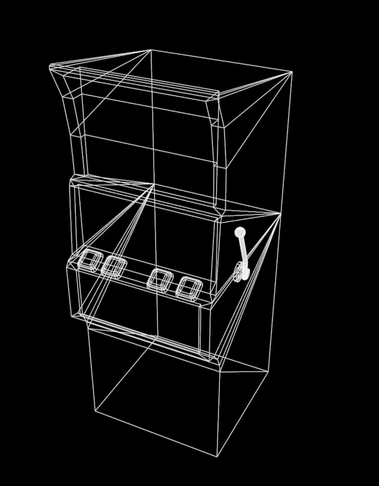 3D model Slot machine VR / AR / low-poly | CGTrader