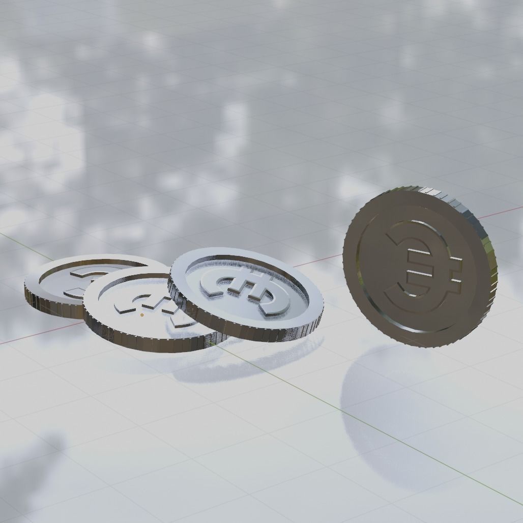 Bitcoin coin model 3D model | CGTrader