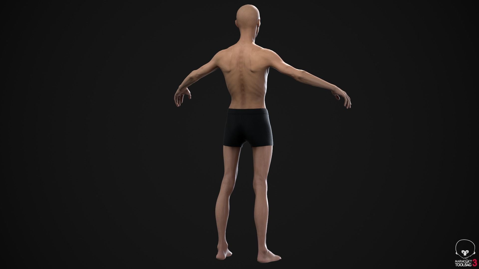 3D model Skinny man VR / AR / low-poly | CGTrader