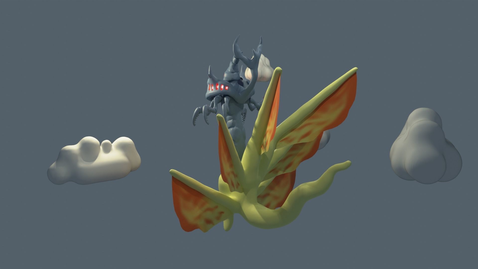 Chomei The Seven Tails From Naruto 3D model | CGTrader