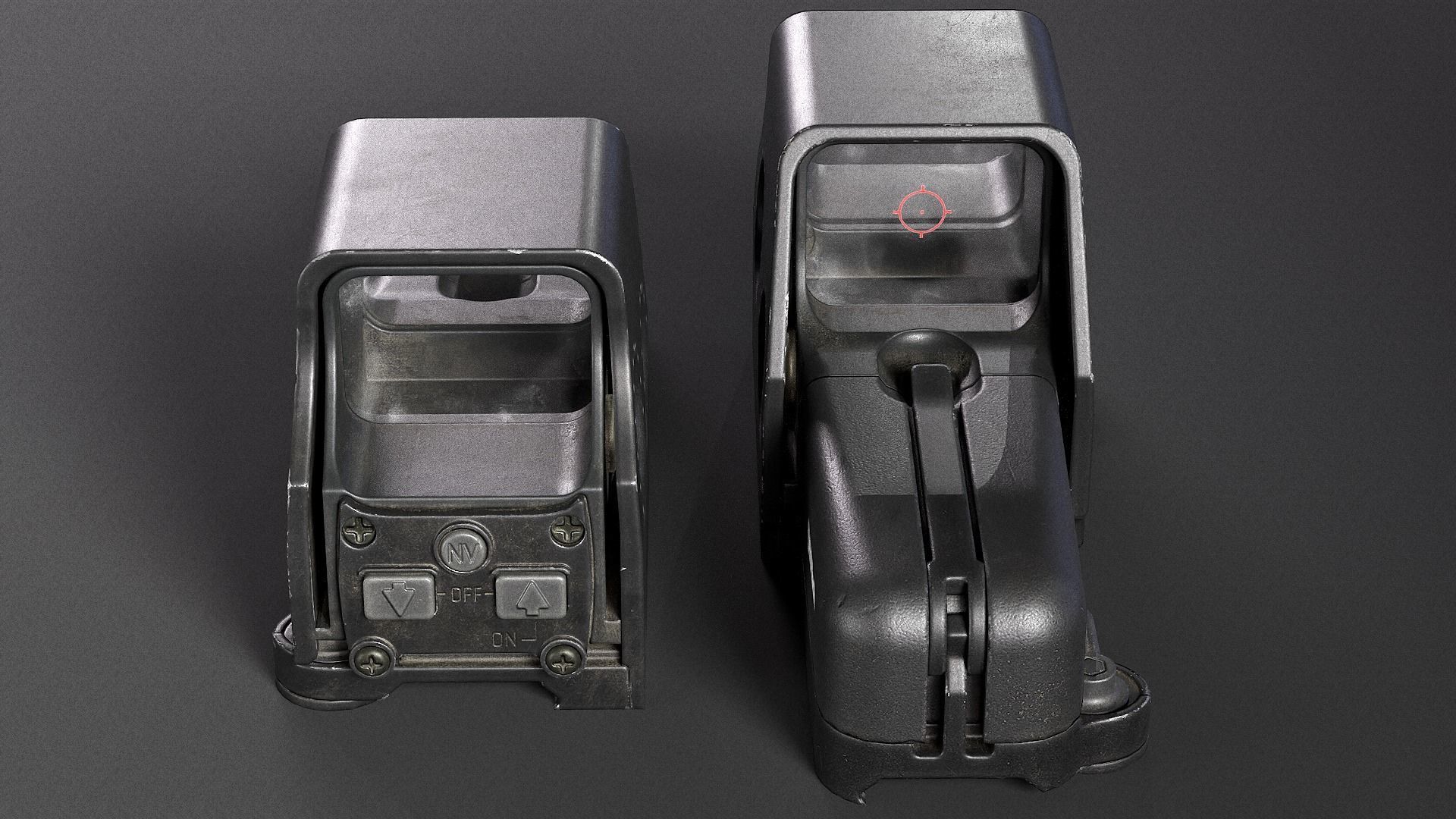 3D model Holographic Scope Eotech 553 PBR VR / AR / low-poly | CGTrader