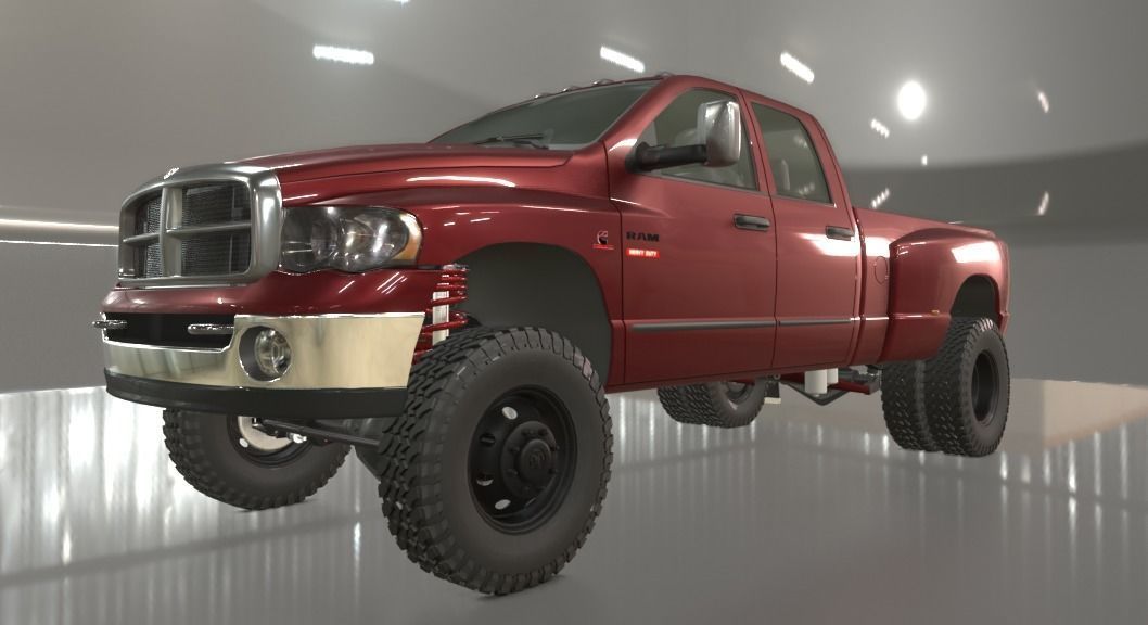 2004 DODGE RAM 3500DRW 3D model | CGTrader