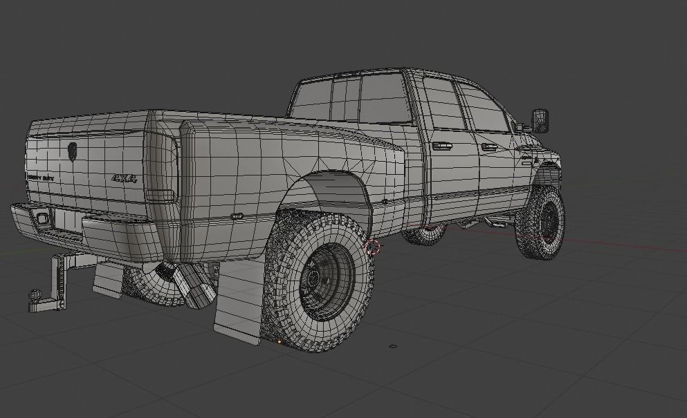 2004 DODGE RAM 3500DRW 3D model | CGTrader