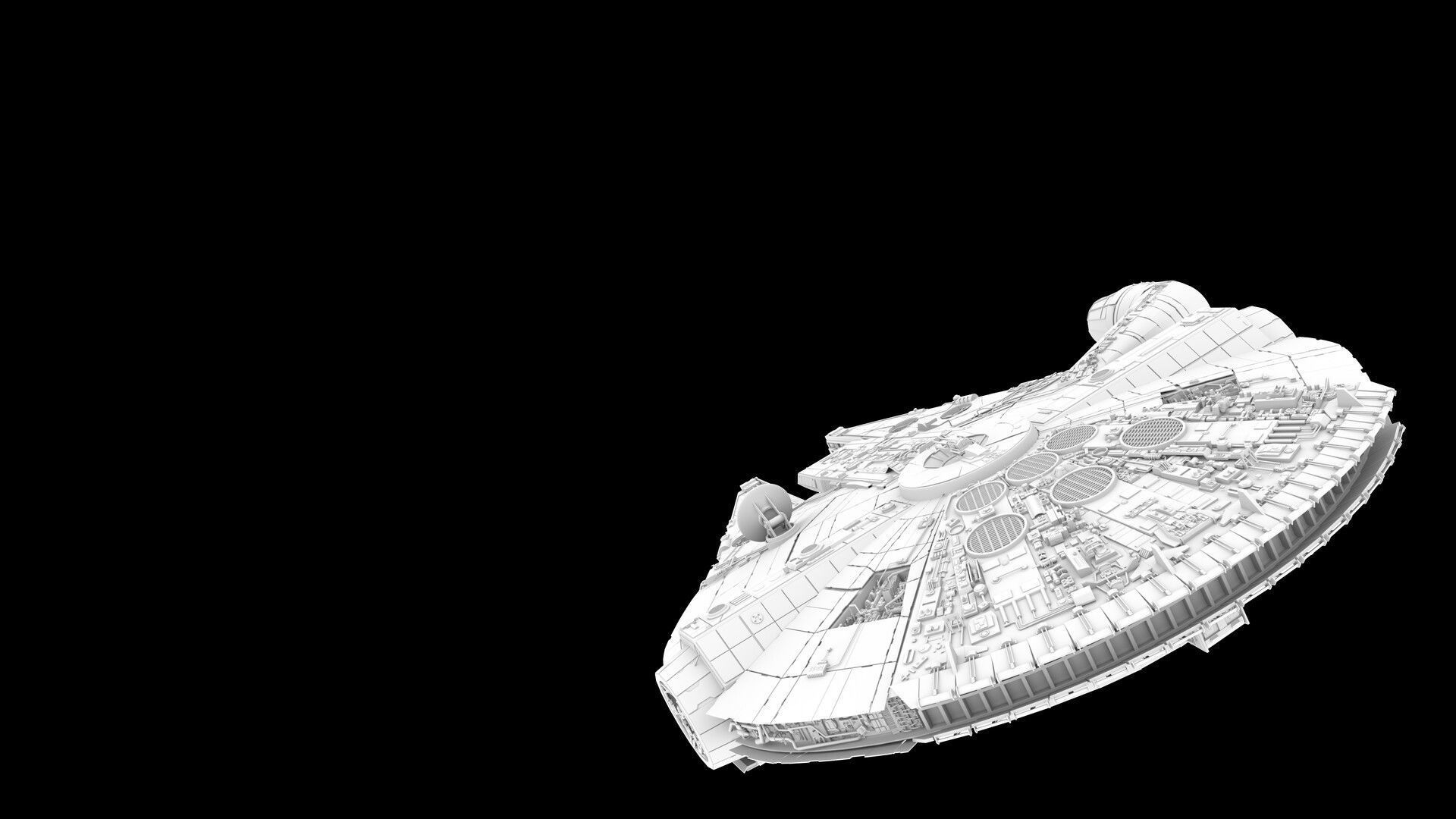 Millenium Falcon 3D model | CGTrader