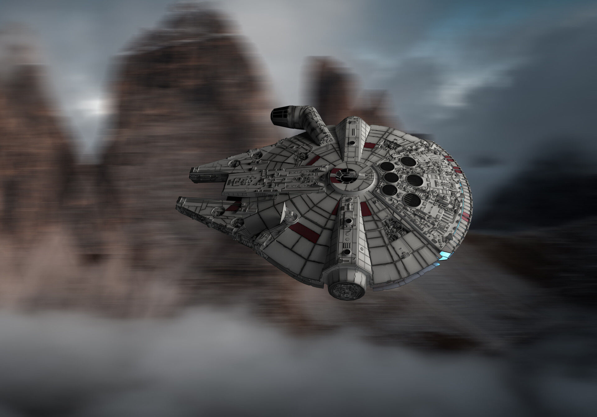 Millenium Falcon 3D model | CGTrader