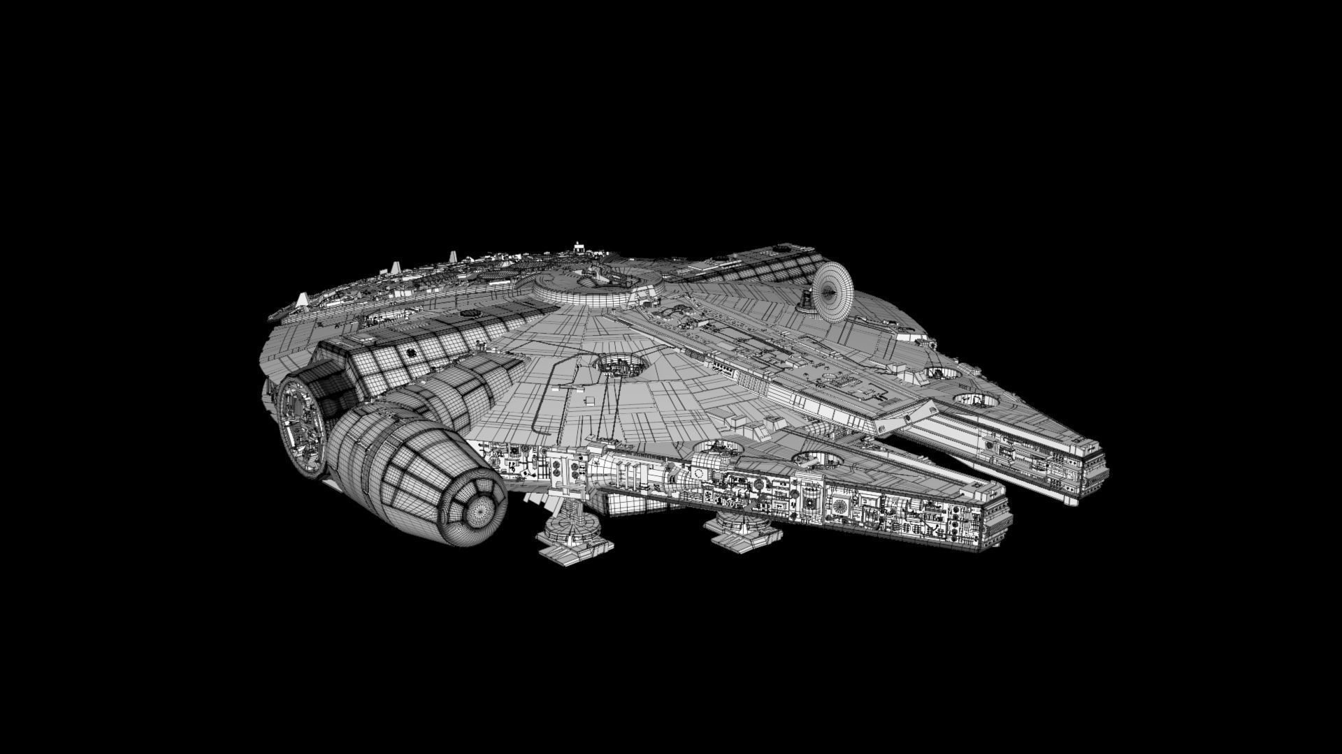 Millenium Falcon 3D model | CGTrader