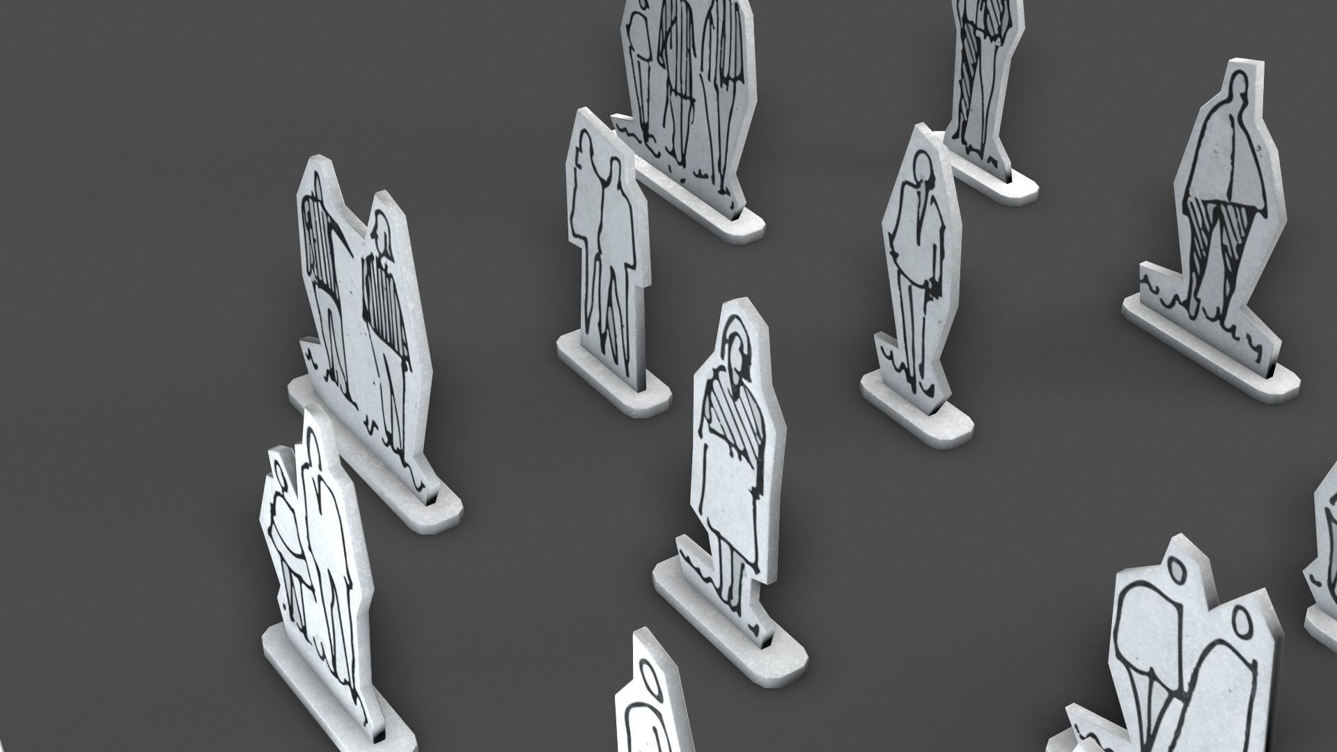 3D model Human Figures - Modern VR / AR / low-poly | CGTrader