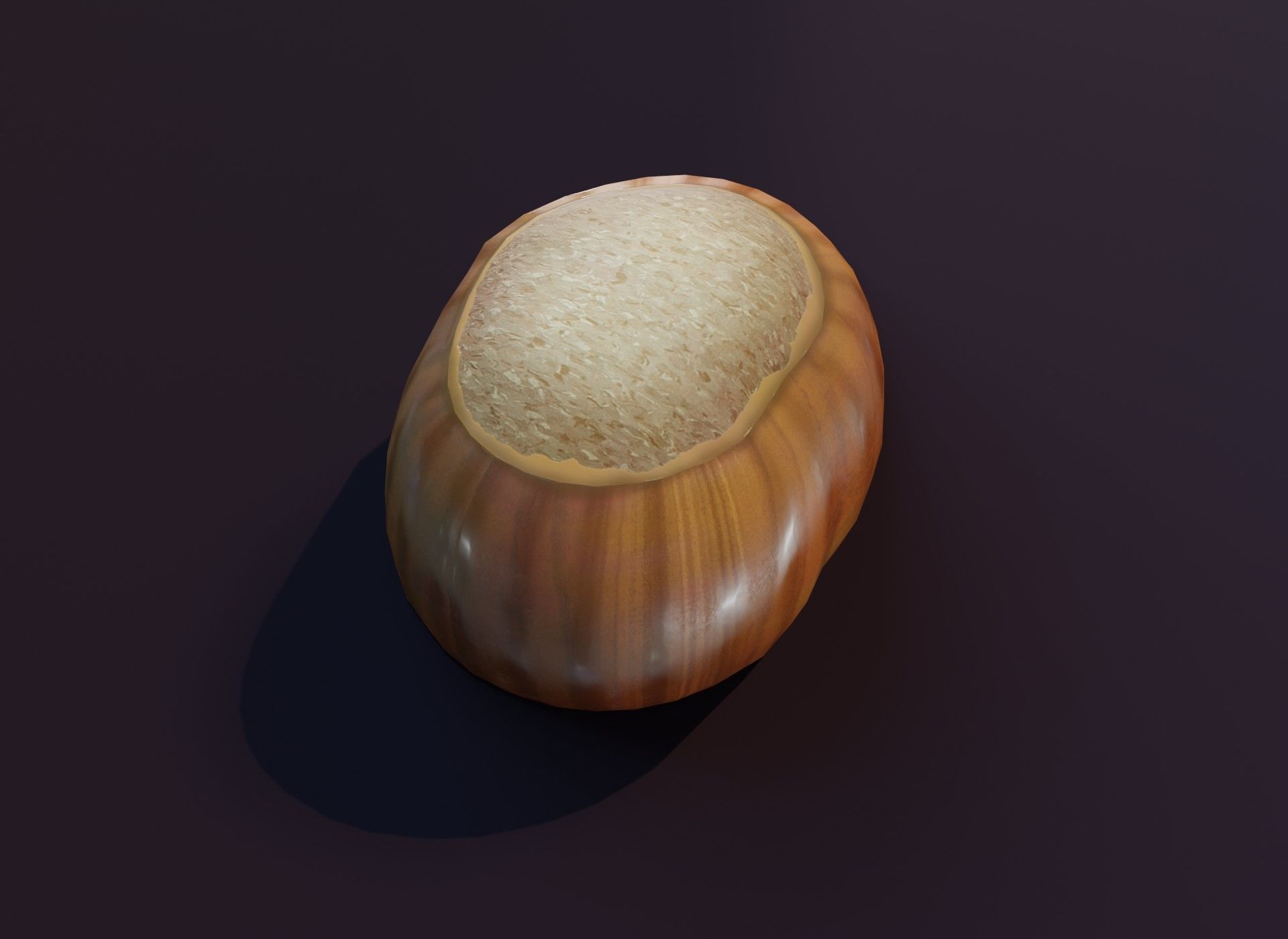 3D model Cartoon Hazelnut 3D Model VR / AR / low-poly | CGTrader