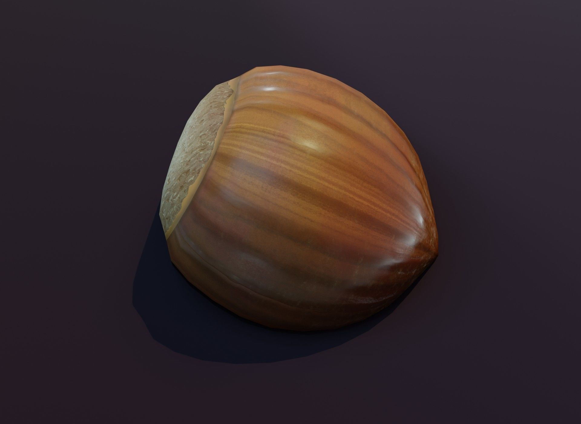 3D model Cartoon Hazelnut 3D Model VR / AR / low-poly | CGTrader