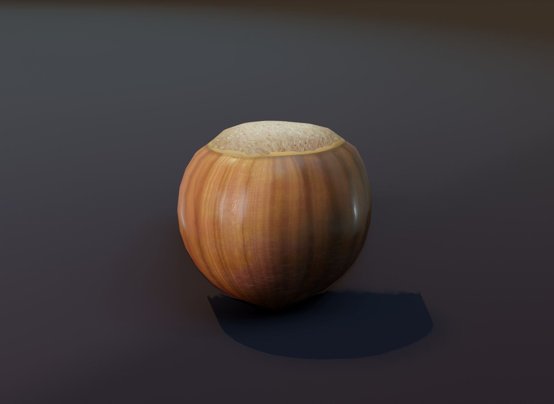3D model Cartoon Hazelnut 3D Model VR / AR / low-poly | CGTrader