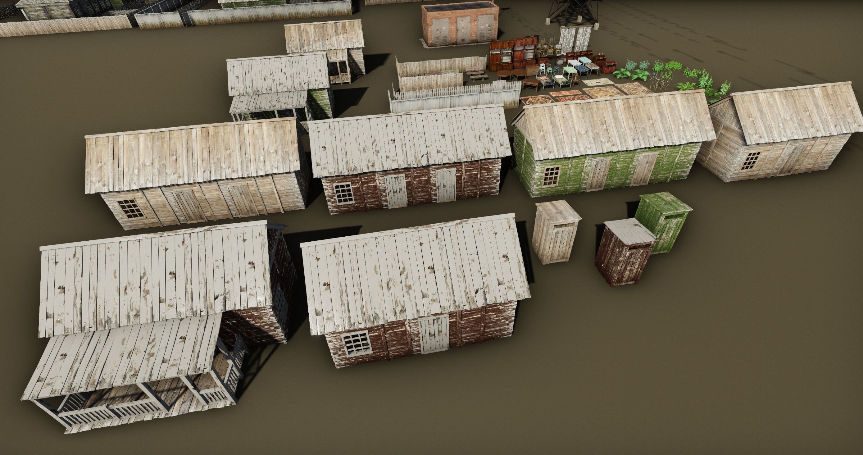 3D model Rustic Environment For Unity VR / AR / low-poly | CGTrader