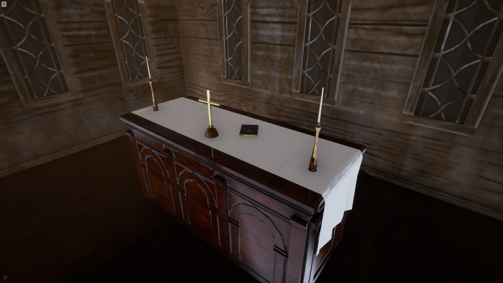 3D model Church with Interior VR / AR / low-poly | CGTrader