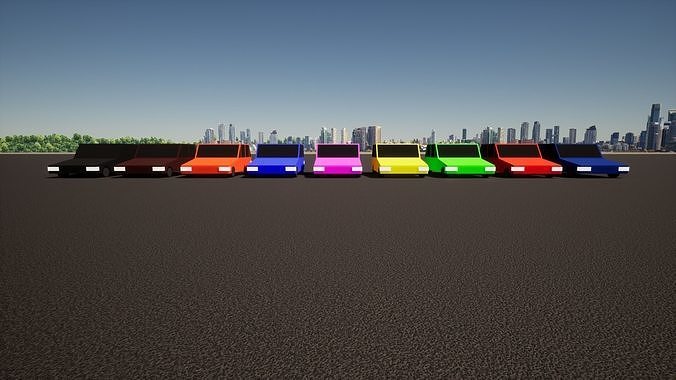 Simple cars free 3D model | CGTrader