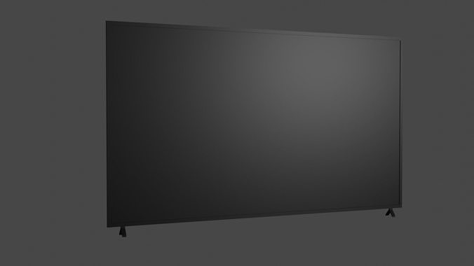3D model Simple Modern Television VR / AR / low-poly | CGTrader