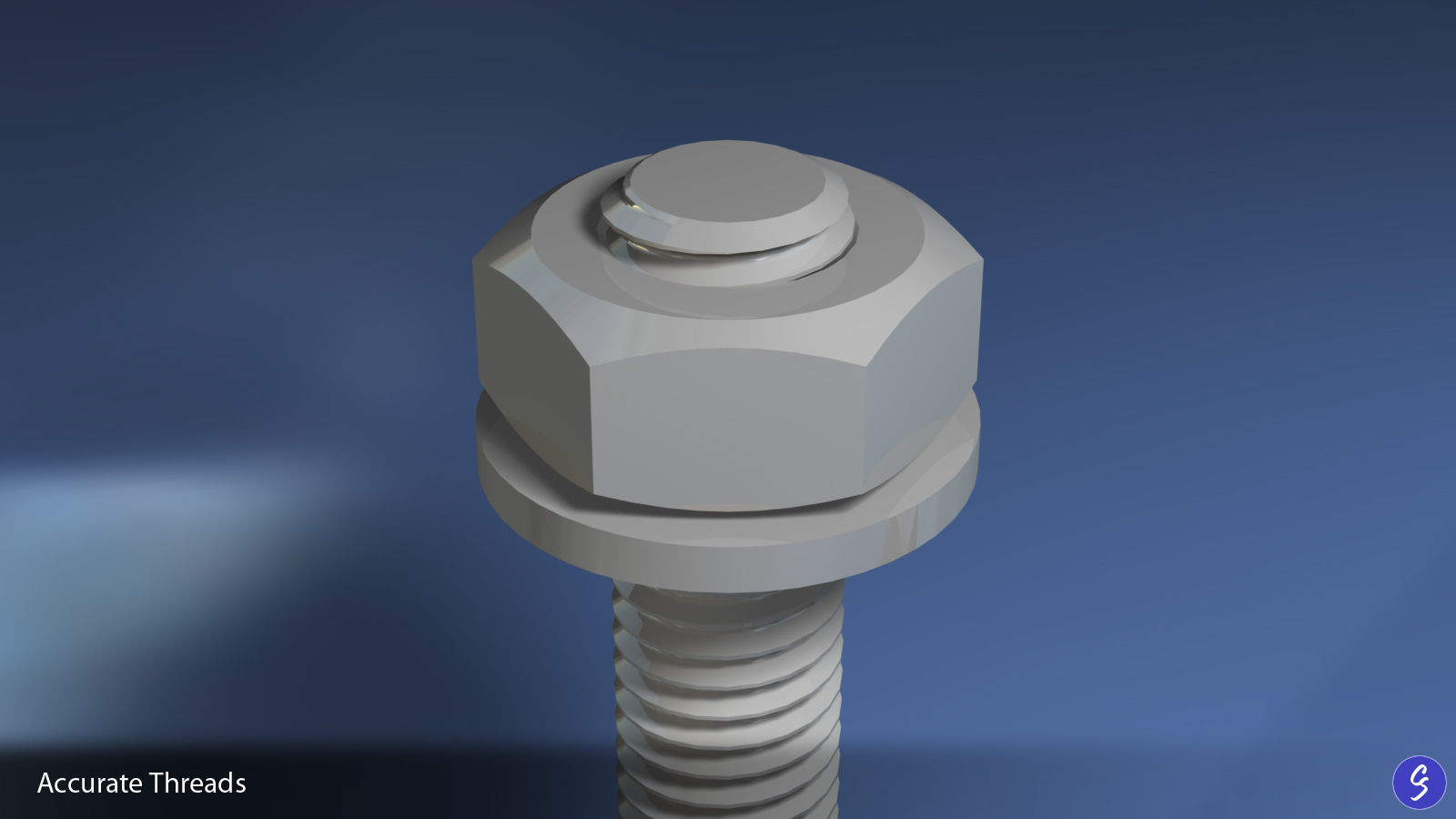 M10 Fastener Set 3D model | CGTrader