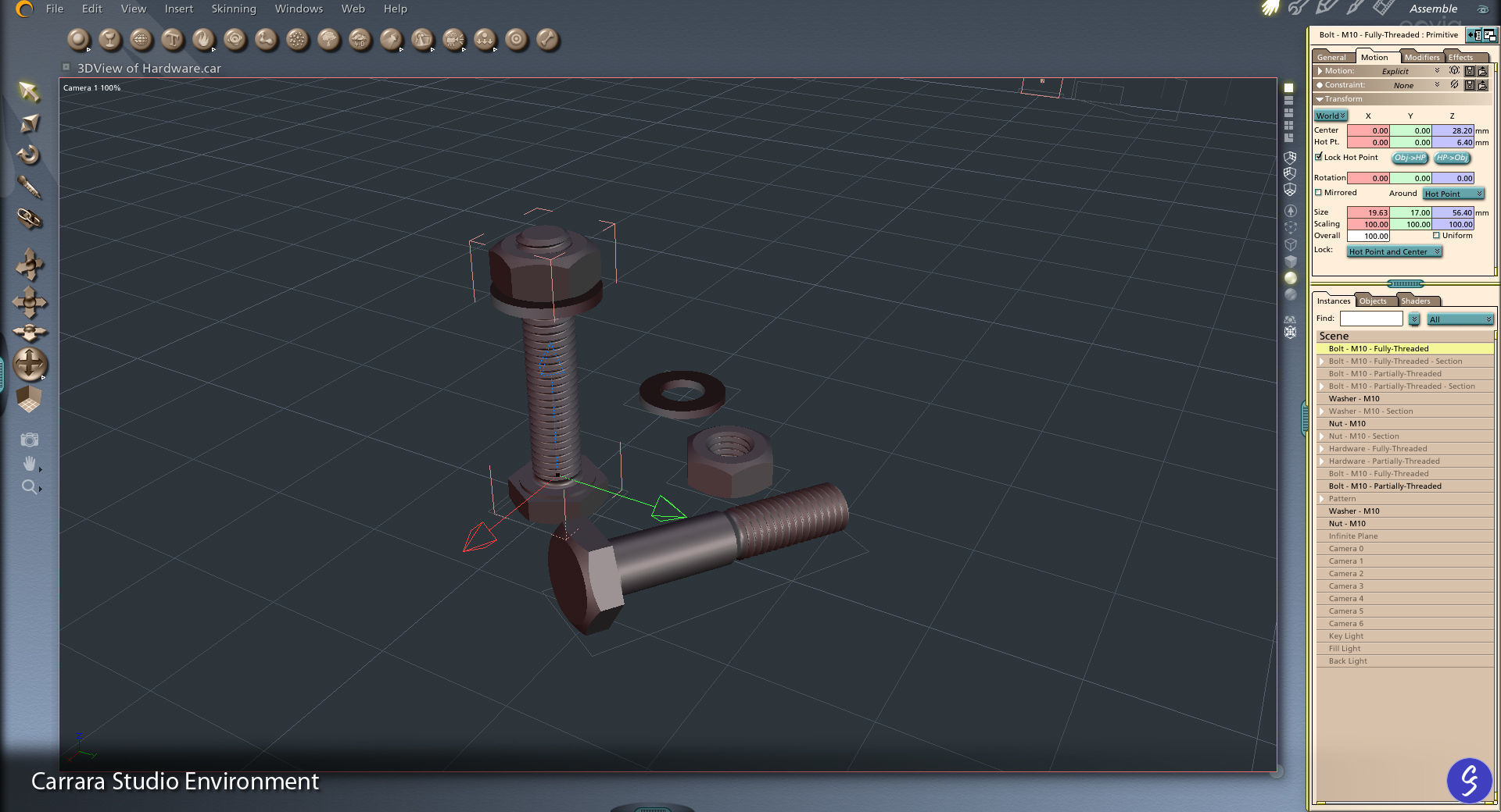M10 Fastener Set 3D model | CGTrader