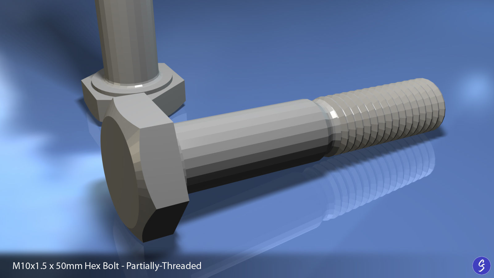 M10 Fastener Set 3D model | CGTrader