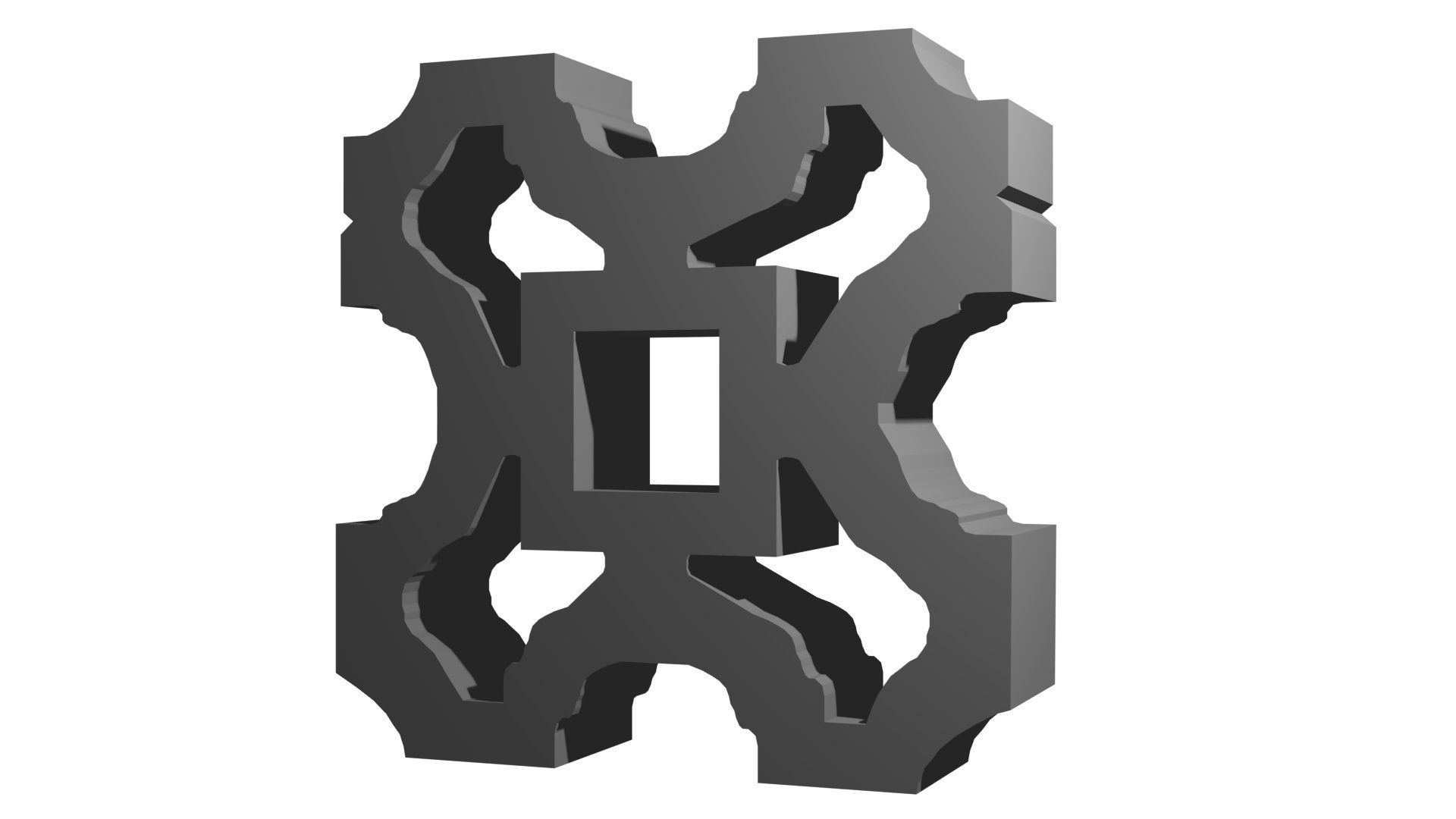 Jaali block design fancy 3D model | CGTrader