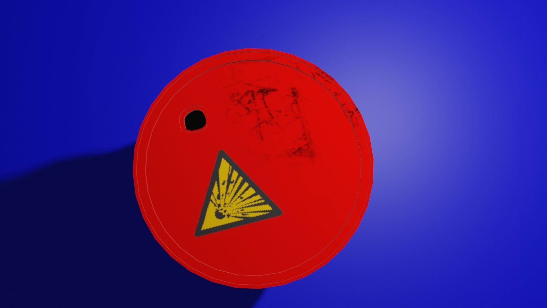 Explosive Barrel free VR / AR / low-poly 3D model | CGTrader