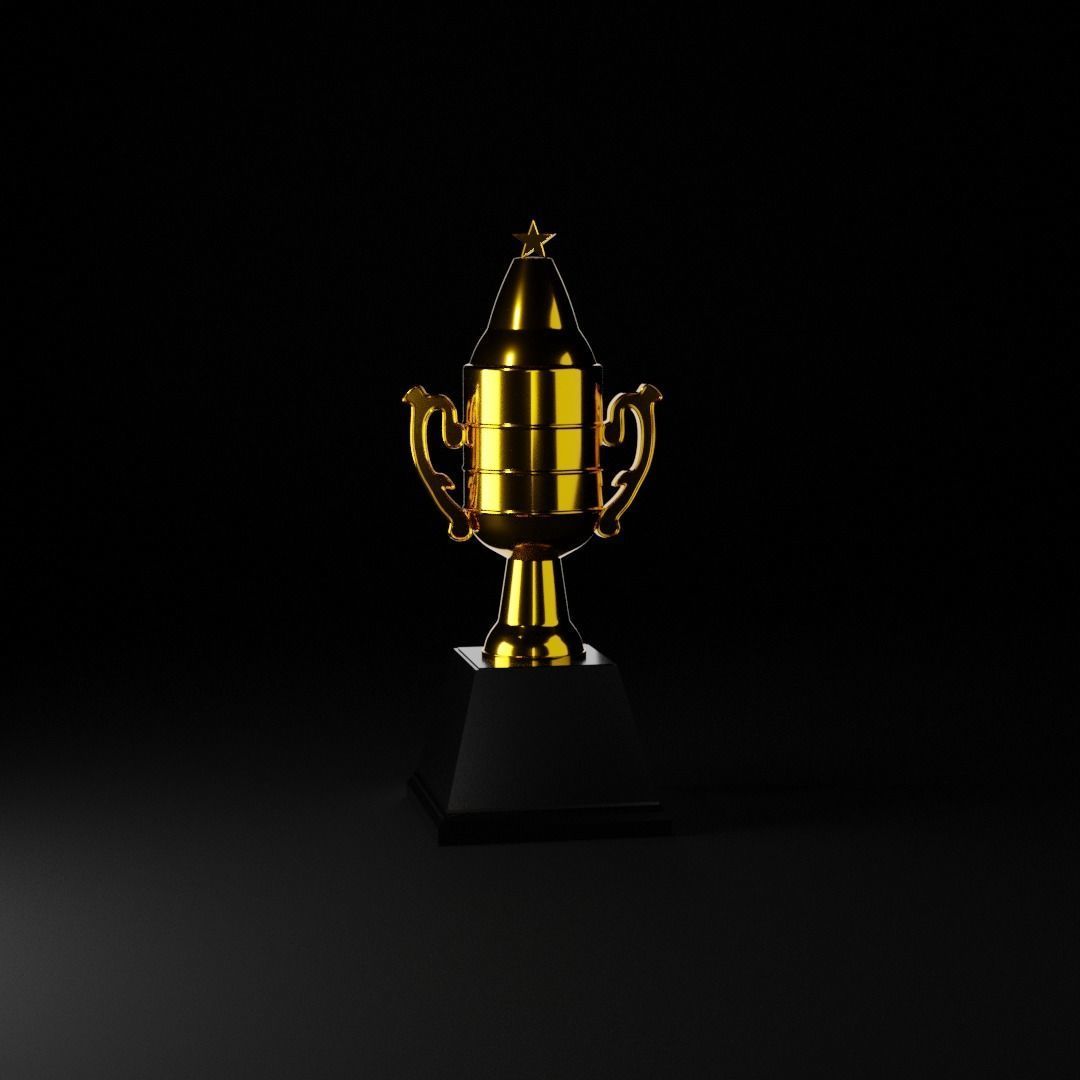 Trophee golden trophy free VR / AR / low-poly 3D model | CGTrader
