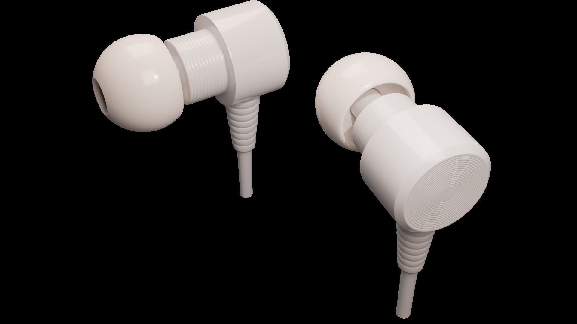 Earbud 3d model earphones 3D model | CGTrader