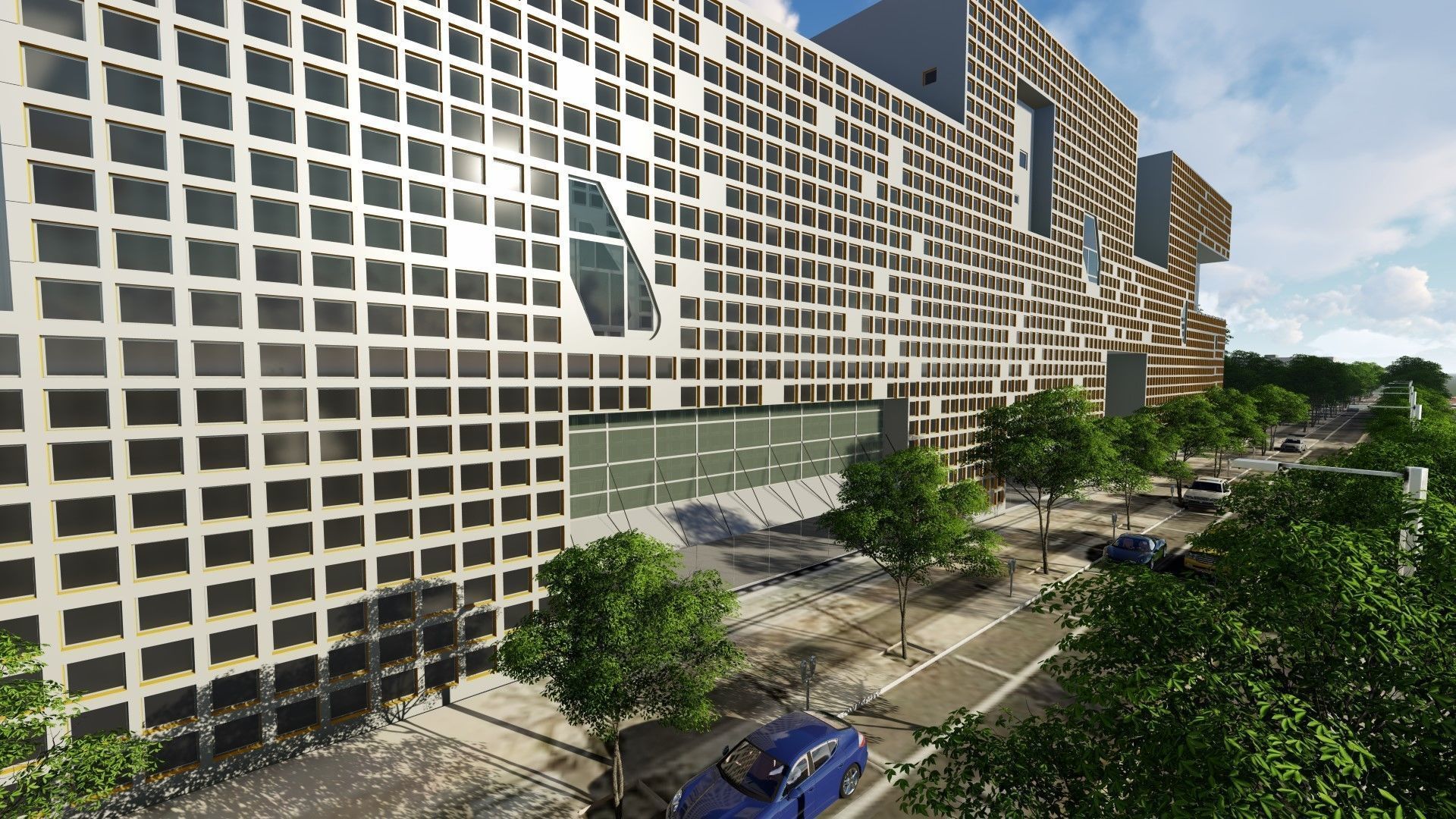 Simmons Hall MIT 3D model | CGTrader