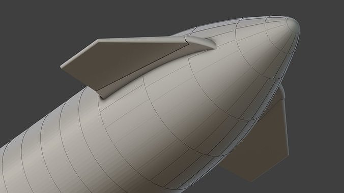 SpaceX Starship SN10 3D model | CGTrader