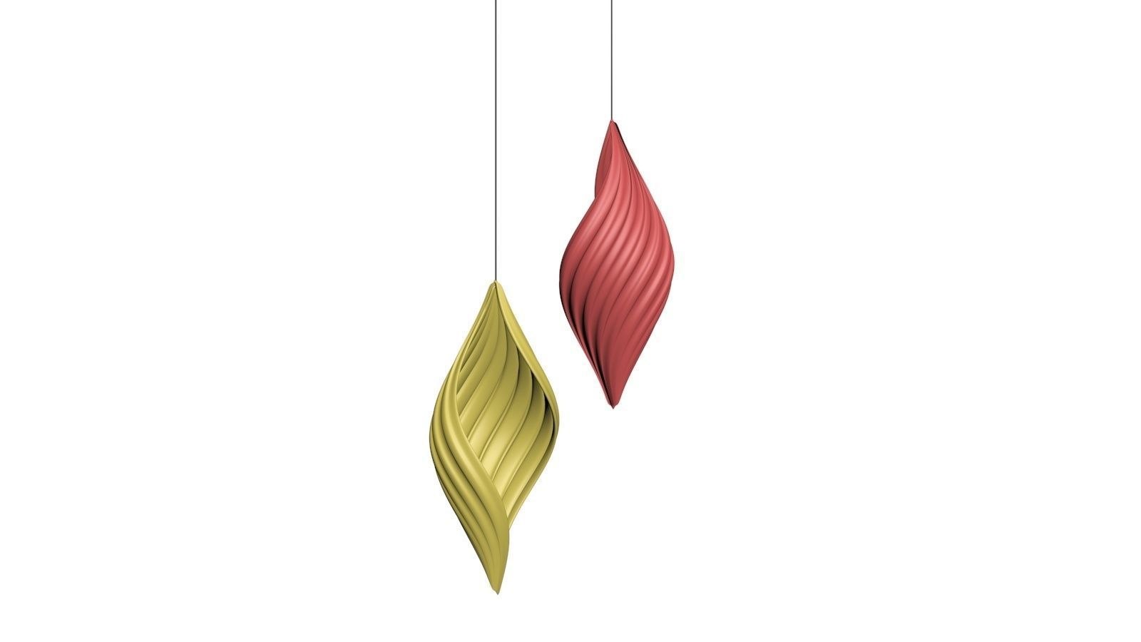 Simple hanging design 3D model 3D printable | CGTrader