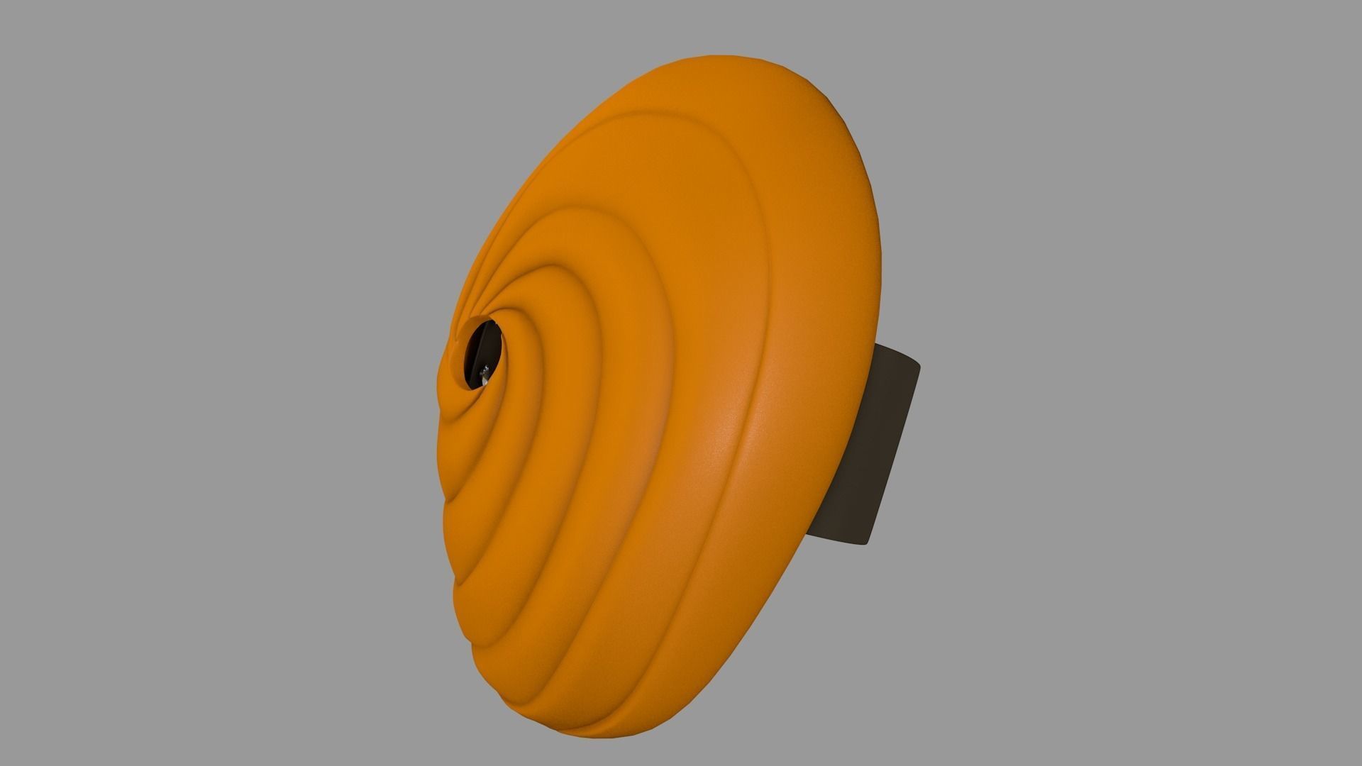Orange Obito mask 3D model | CGTrader